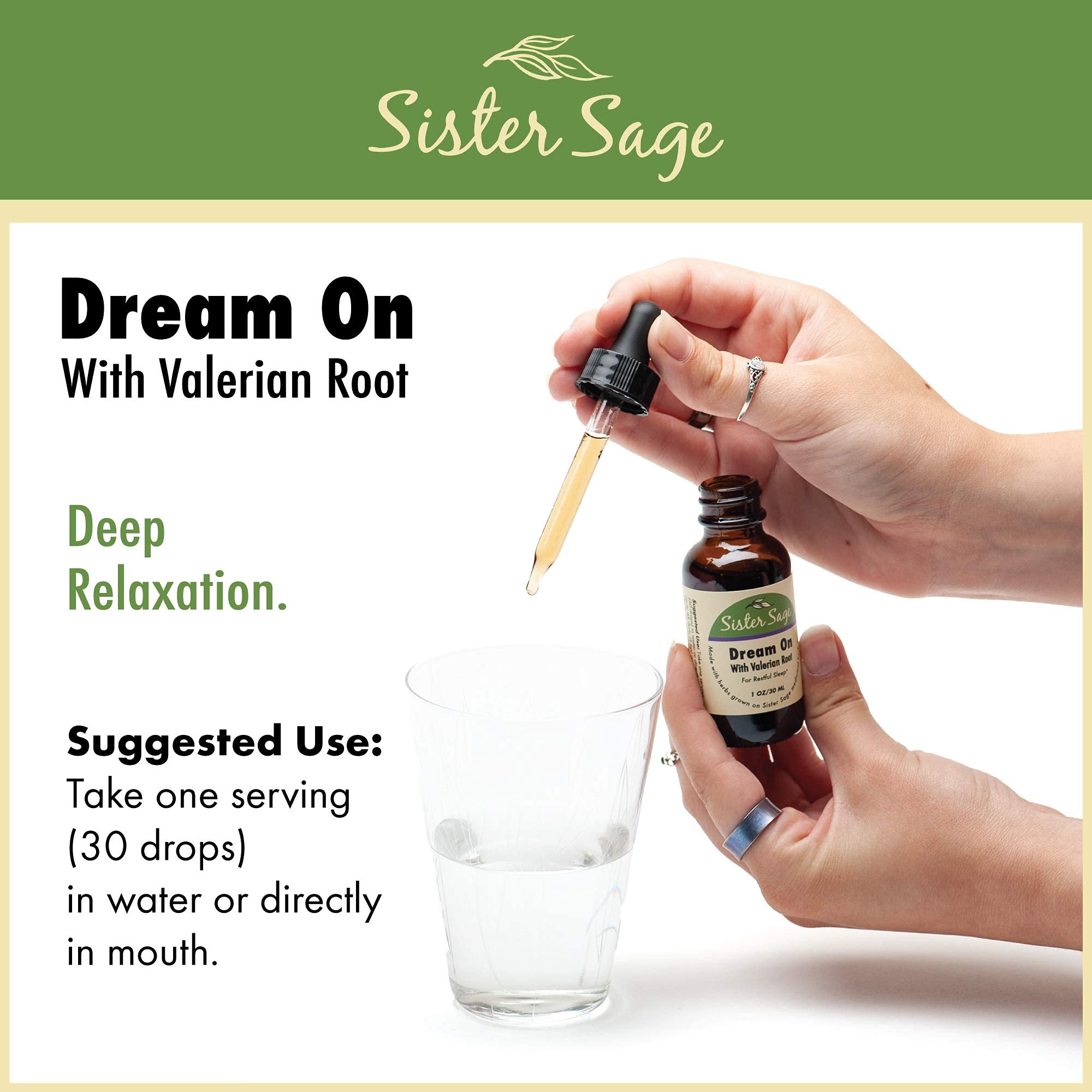100% natural valerian root drops