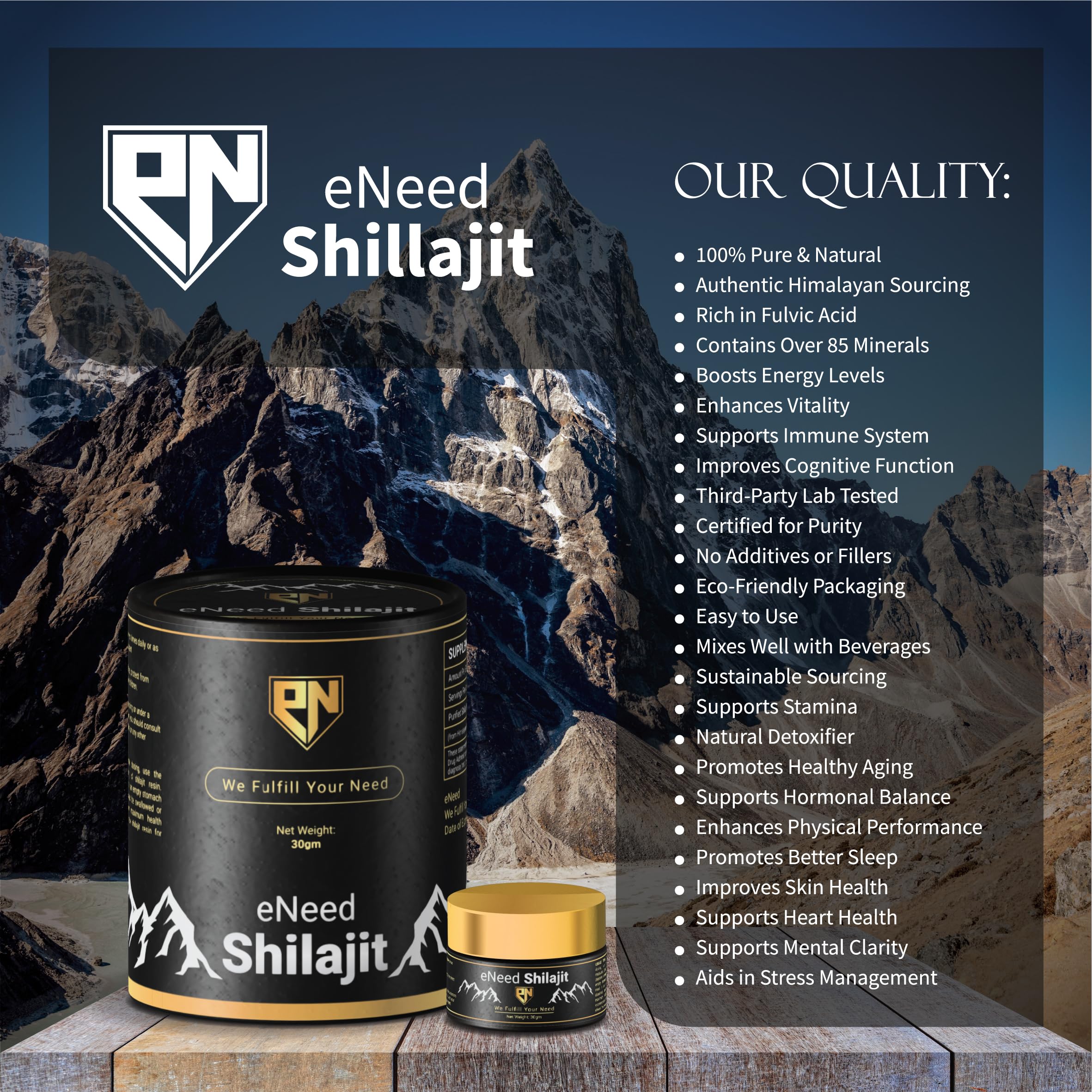 100% natural vitality supplement