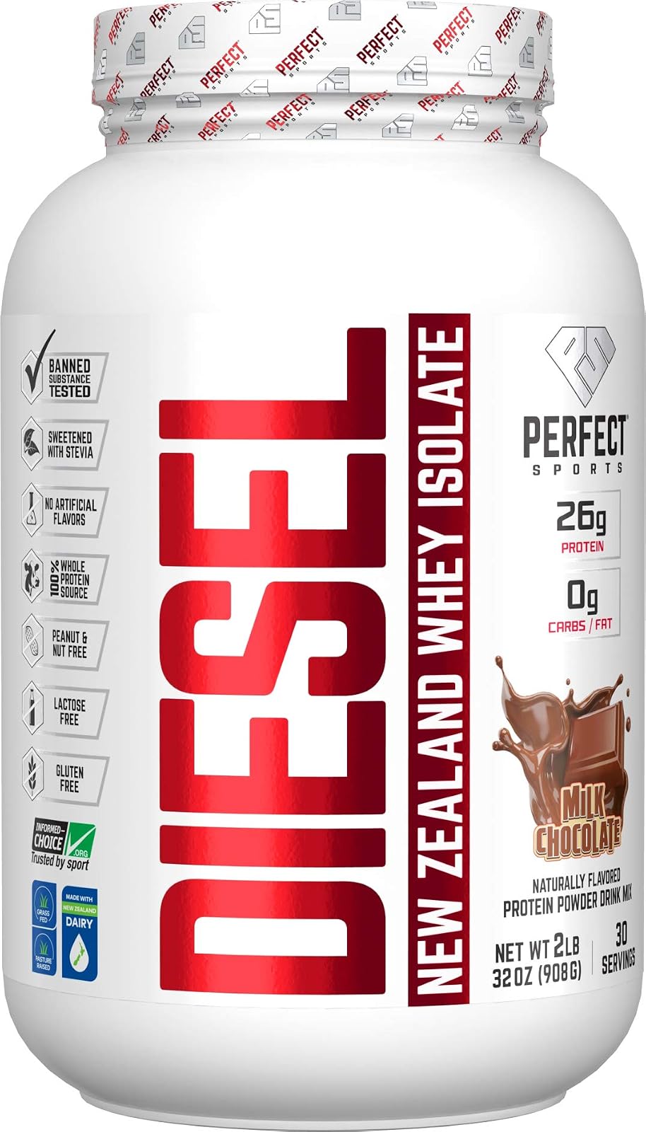 100% New Zealand whey protein isolate