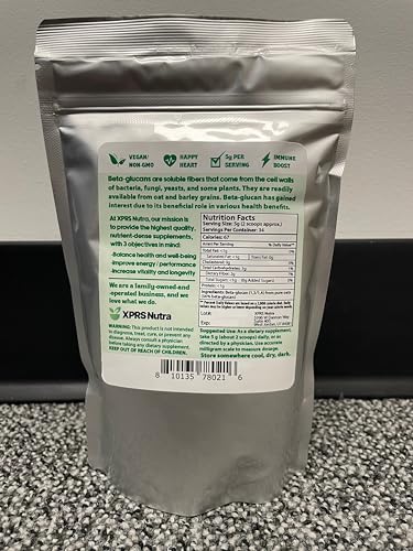 100% oat B glucans benefits