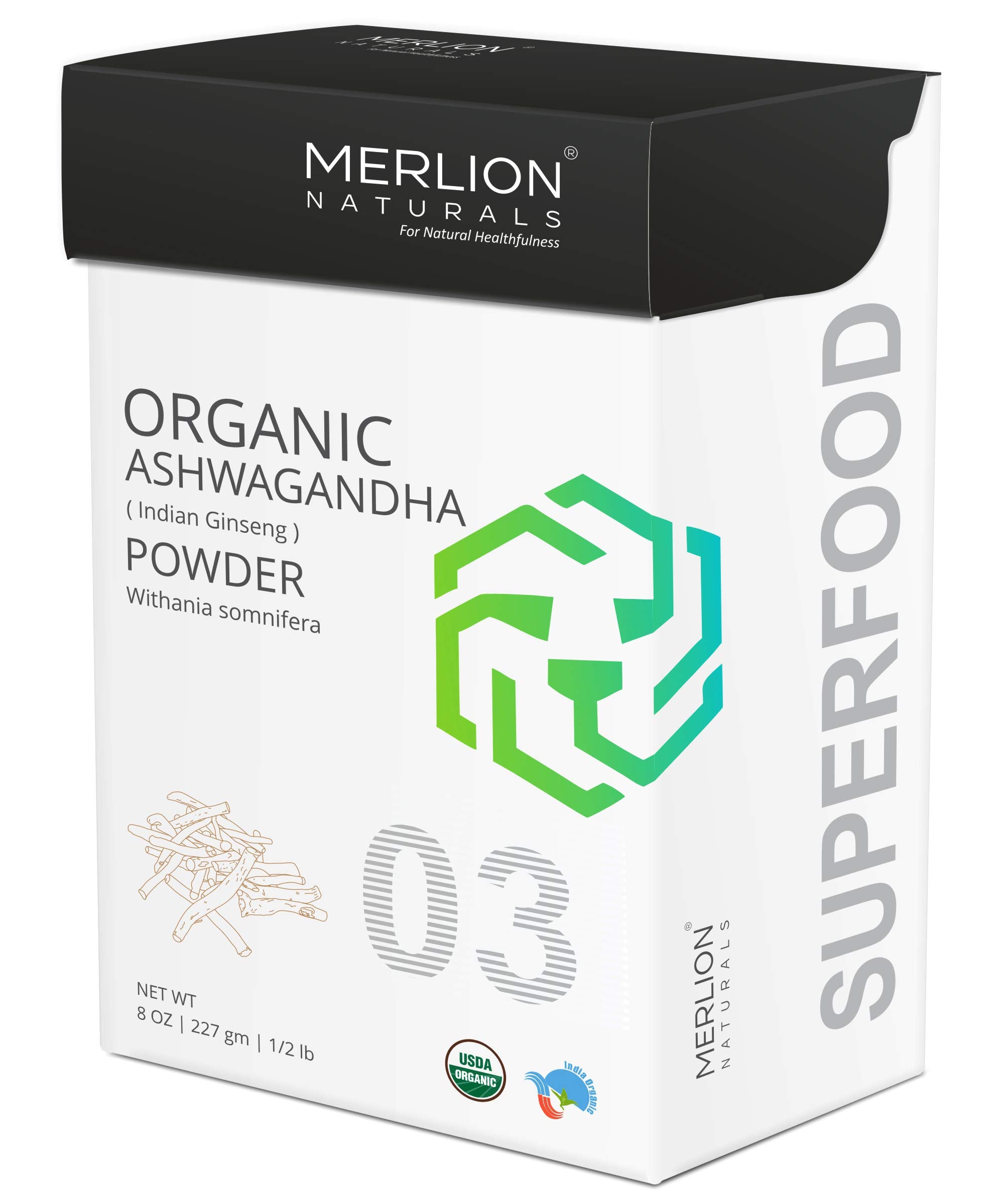 100% organic ashwagandha powder