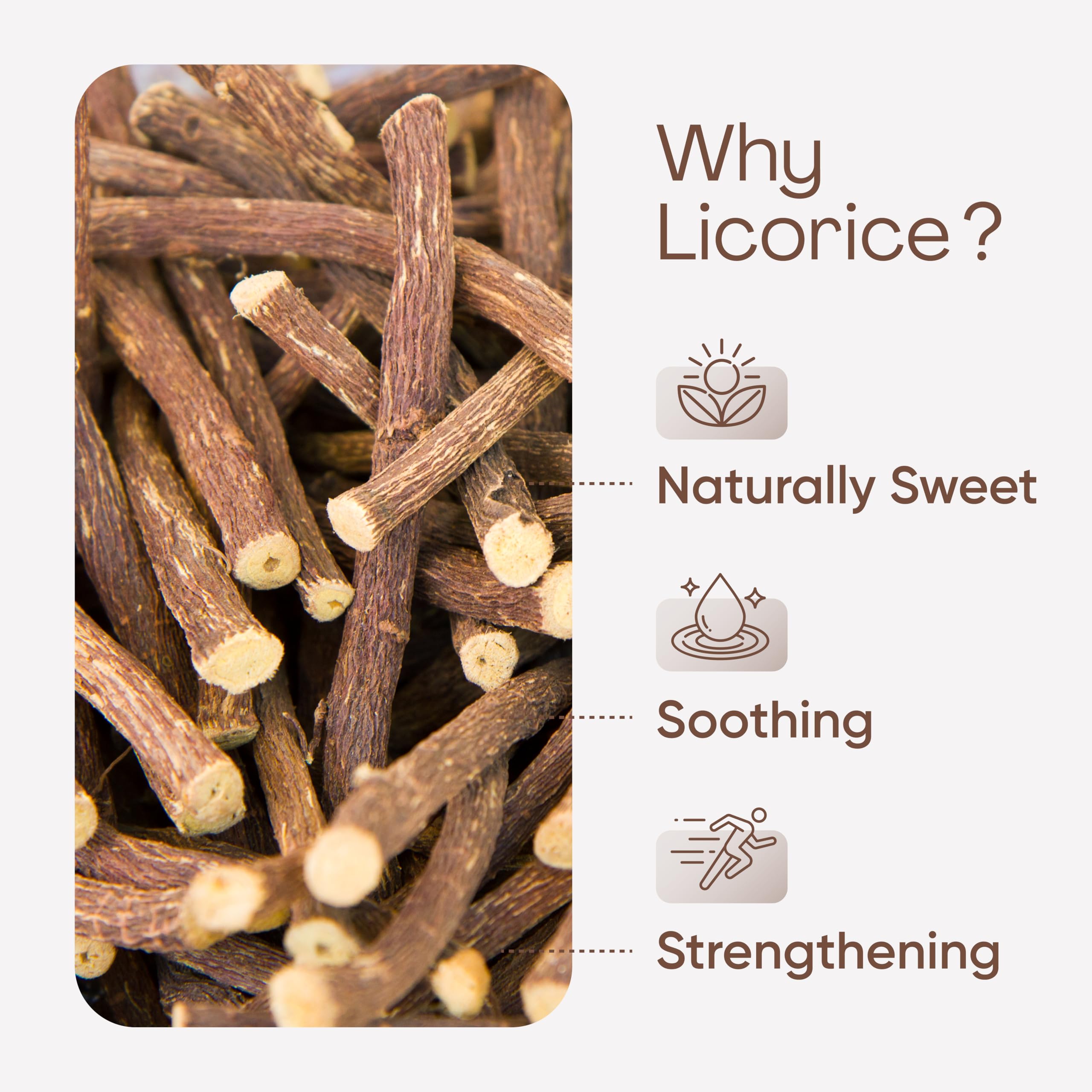 100% organic licorice root for everyday health