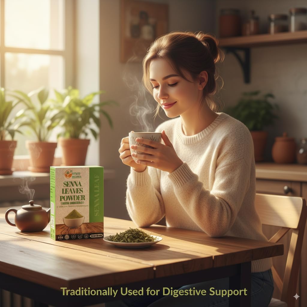 100% organic senna herbal tea