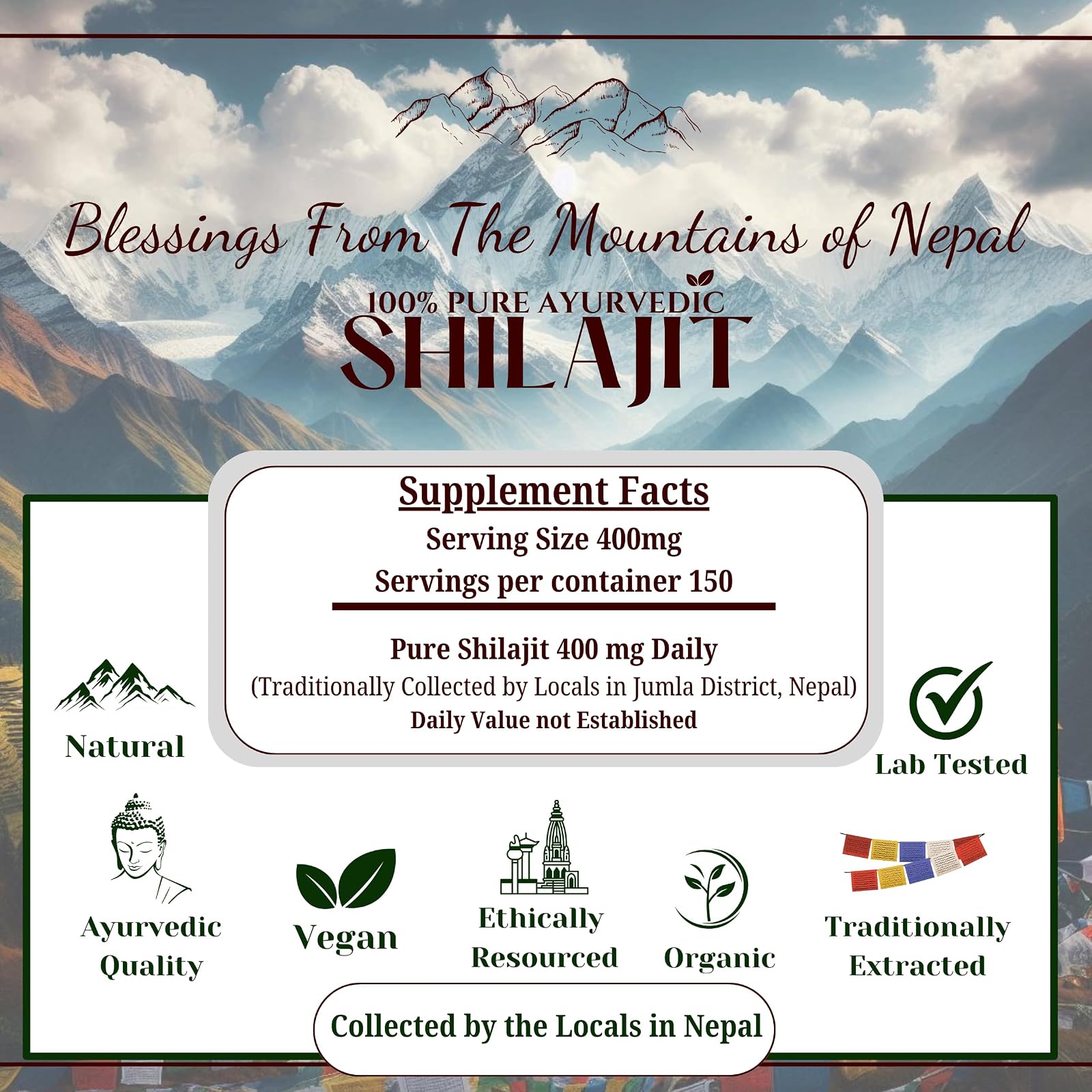 100% organic shilajit supplement