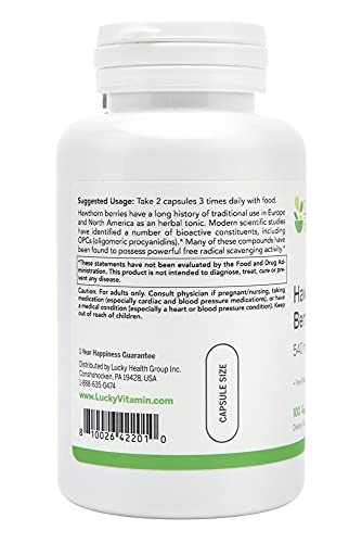 100% plant-based hawthorn capsules