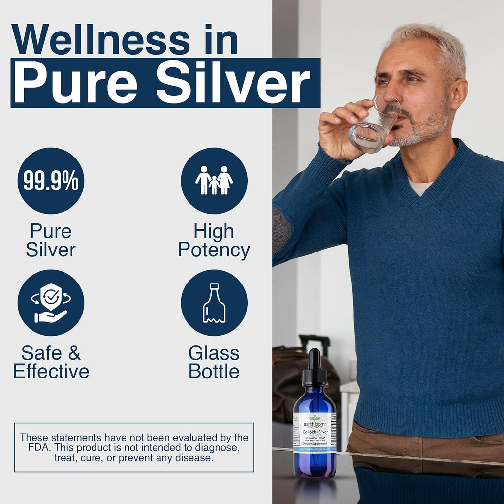 100 PPM colloidal silver for health
