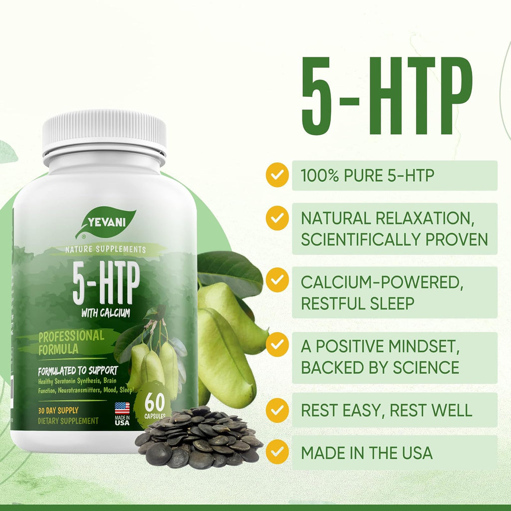 100% pure 5-HTP for relaxation