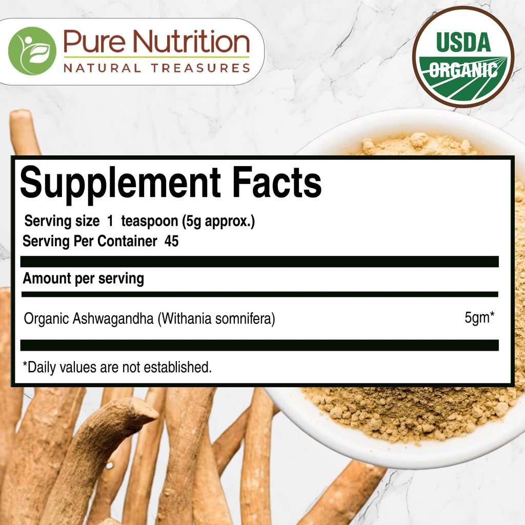 100% pure ashwagandha for energy boost