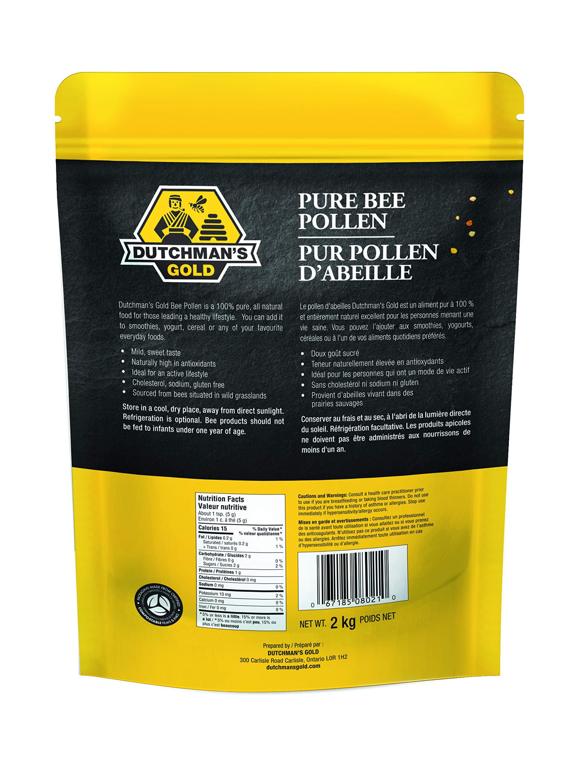 100% pure bee pollen benefits