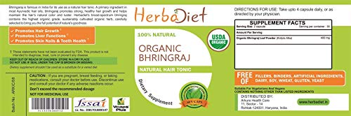 100% pure bhringraj capsules benefits
