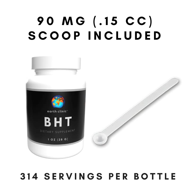 100% pure BHT supplement crystals