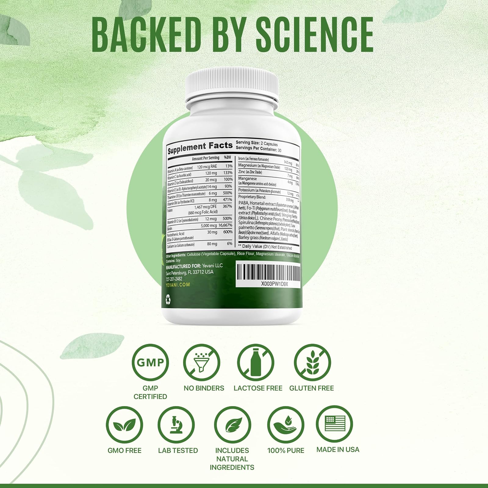 100% pure biotin for beauty support