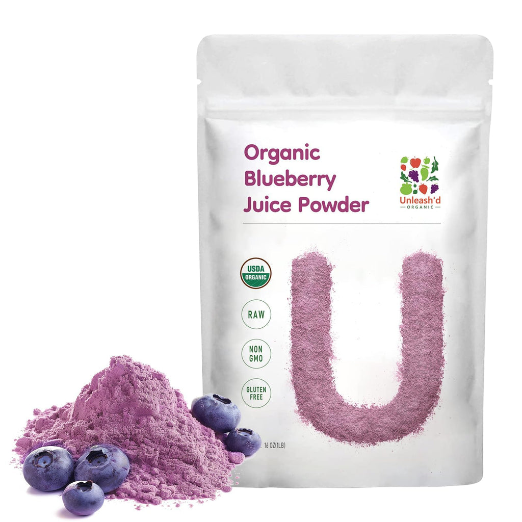 100% pure blueberry juice powder
