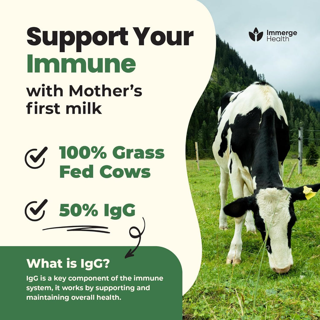 100% pure bovine colostrum quality