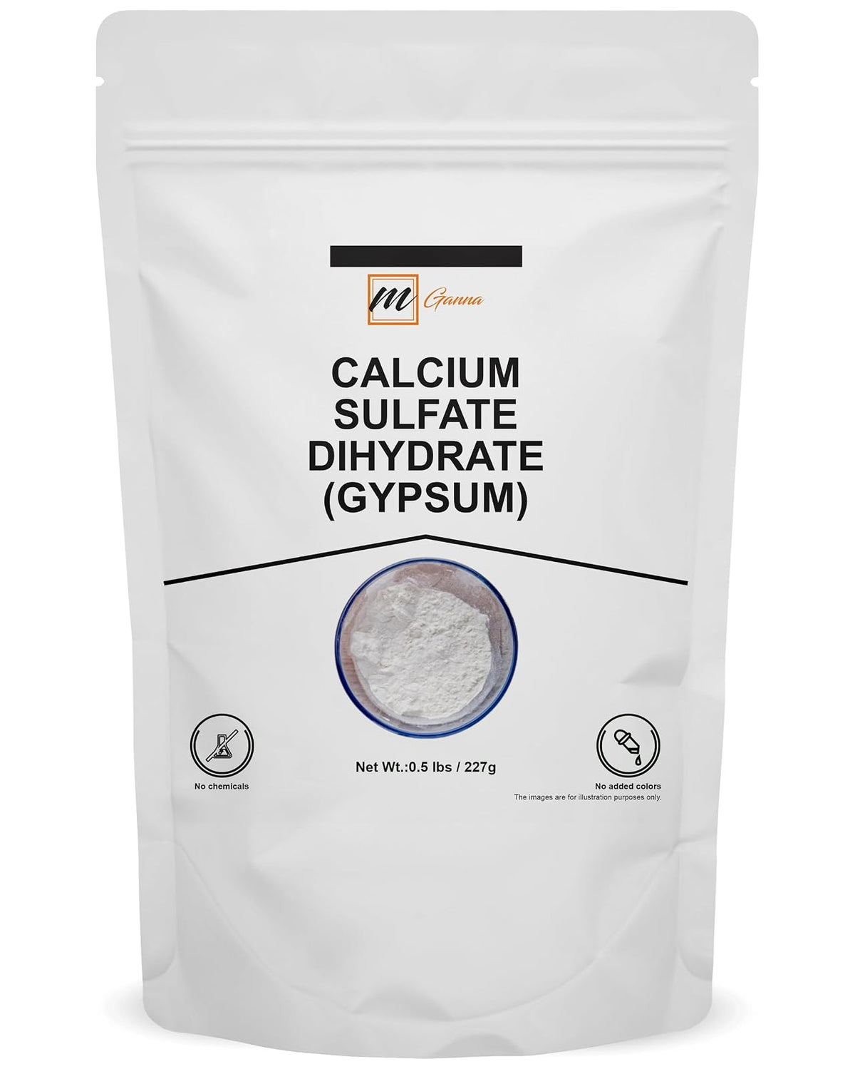 100% pure calcium sulfate dihydrate