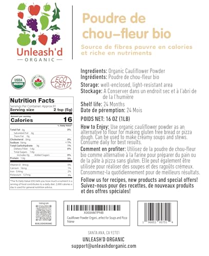 100% pure cauliflower superfood