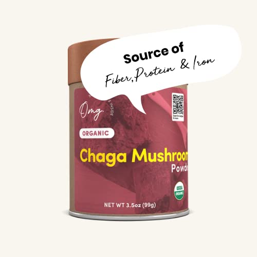 100% pure chaga mushrooms for energy