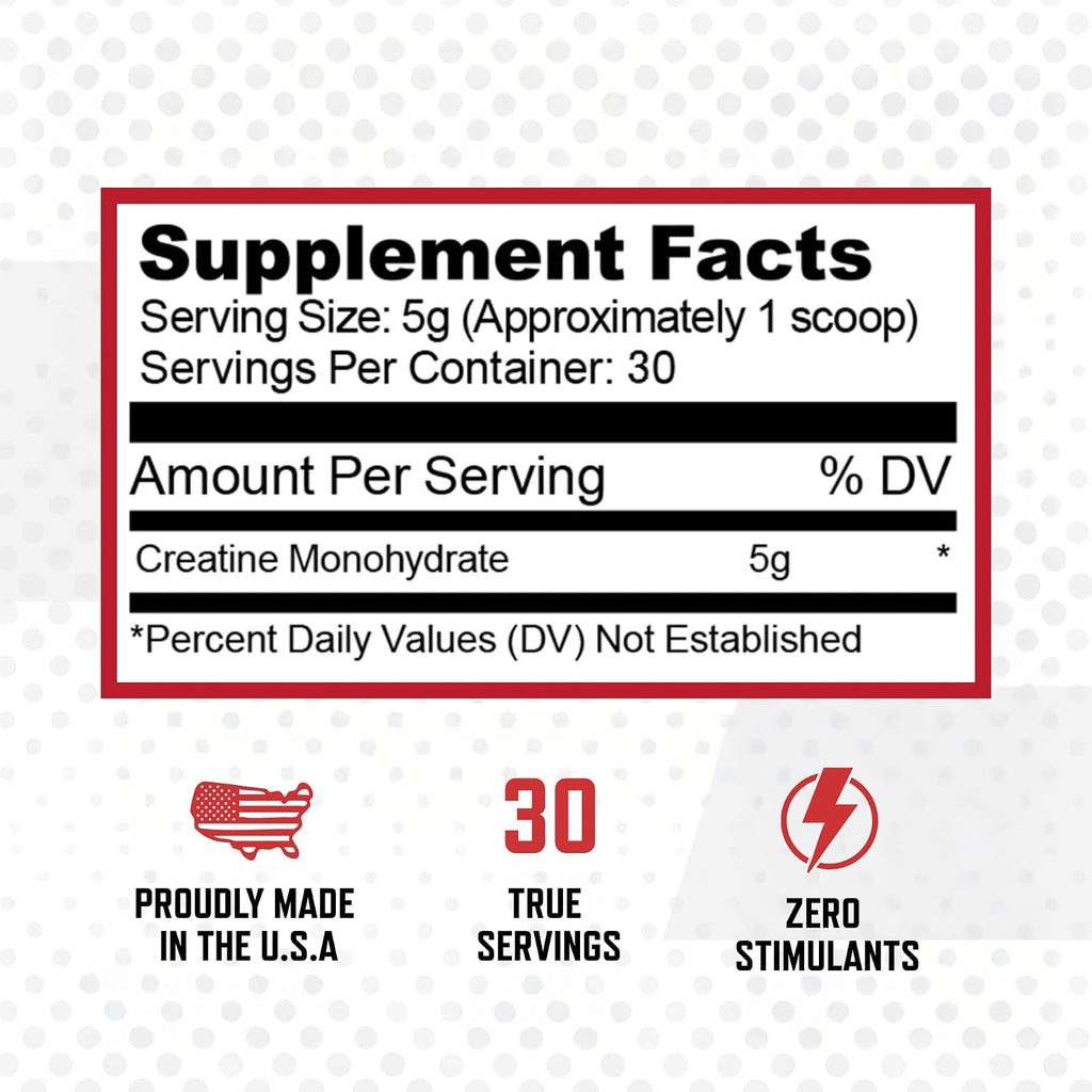 100% pure creatine for enhanced performance