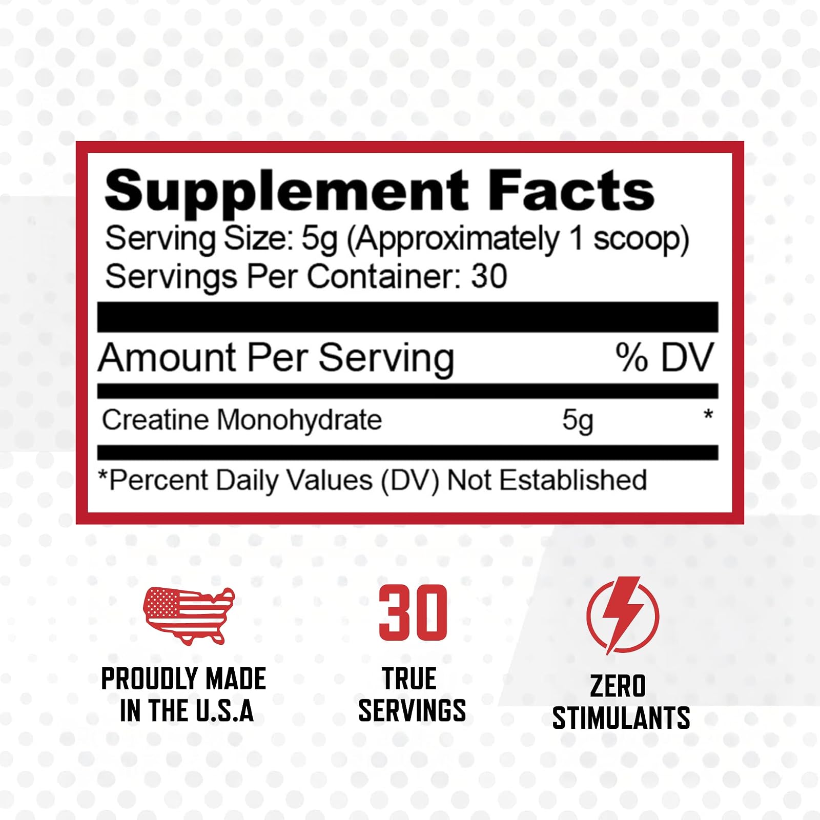 100% pure creatine for enhanced performance