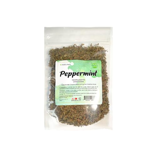 100% pure dried peppermint herb