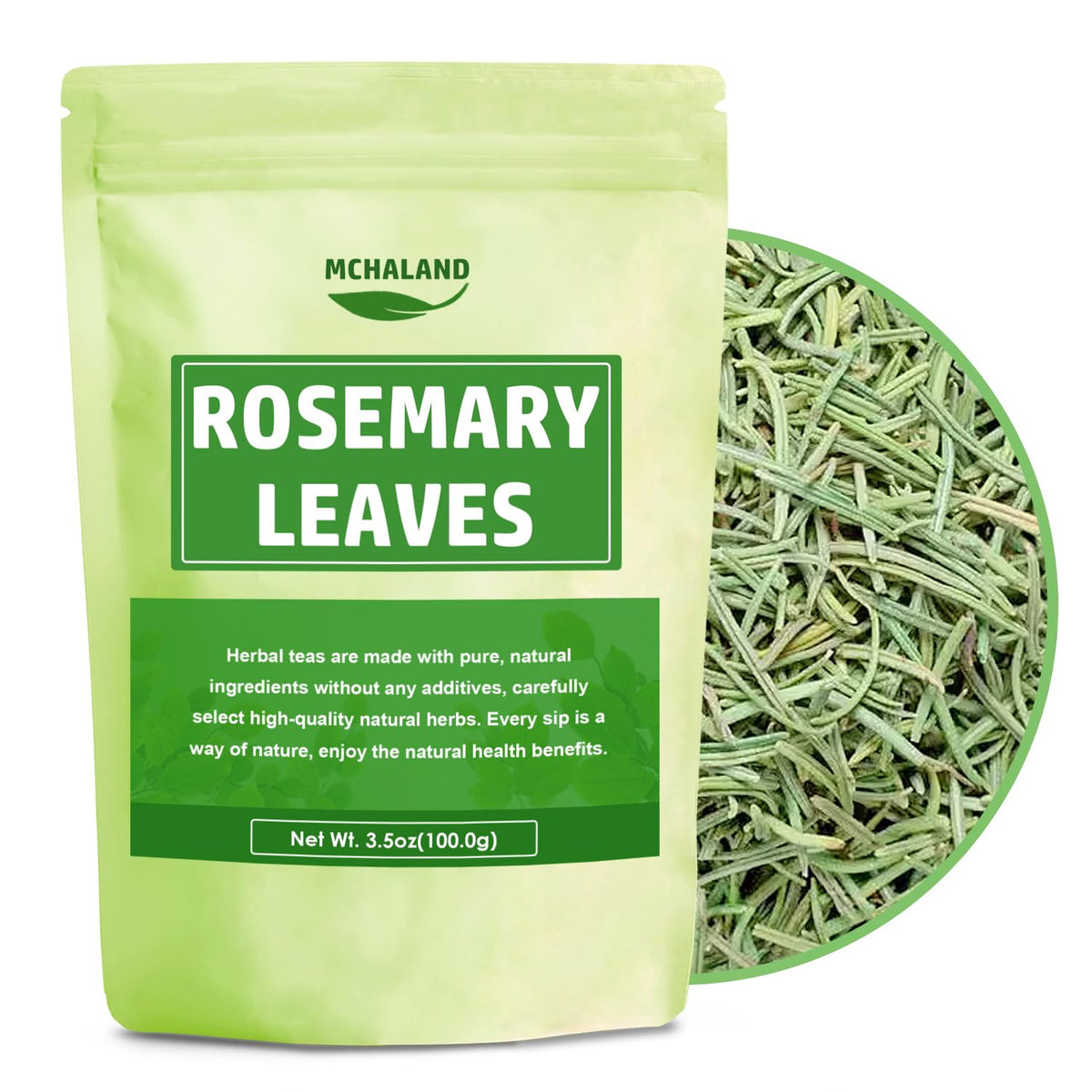 100% pure dried rosemary leaf