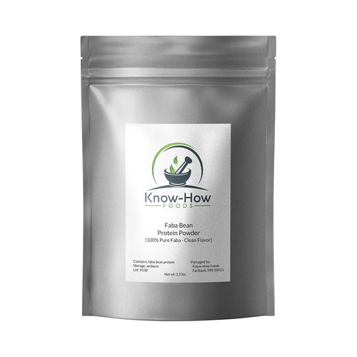 100% pure faba bean protein powder