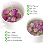 100% pure French rose tea blend