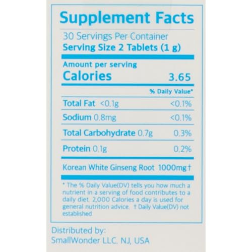 100% pure ginseng for holistic health