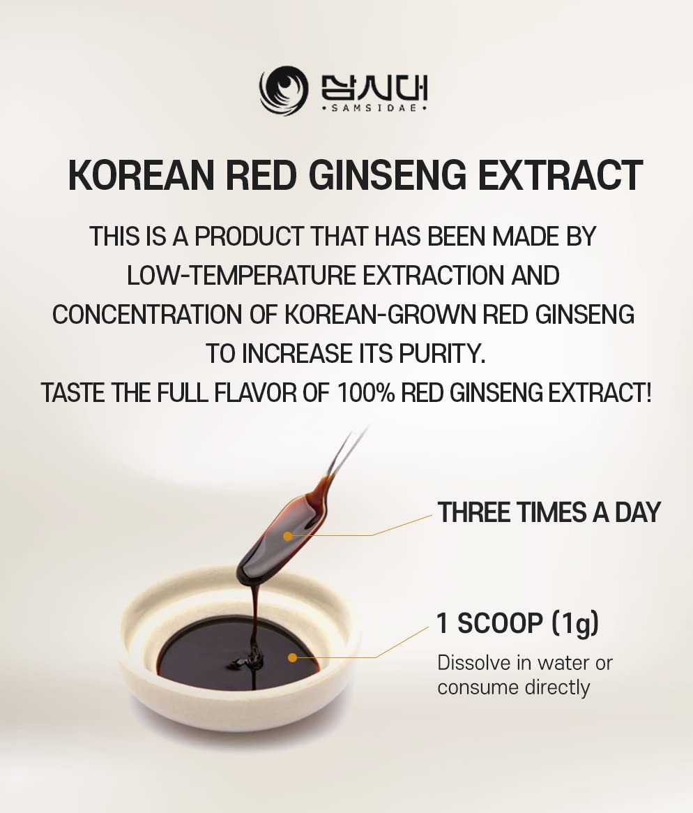 100% pure ginseng for natural recovery