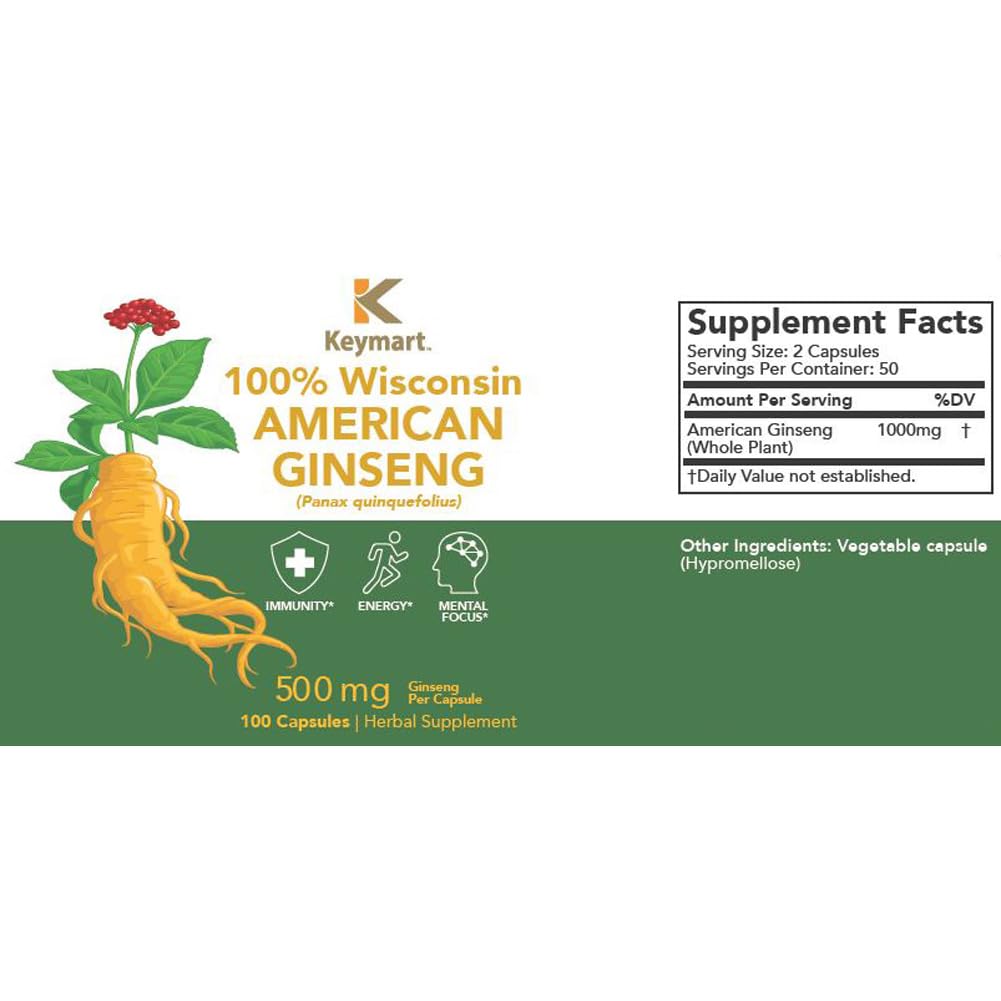 100% pure ginseng for wellness