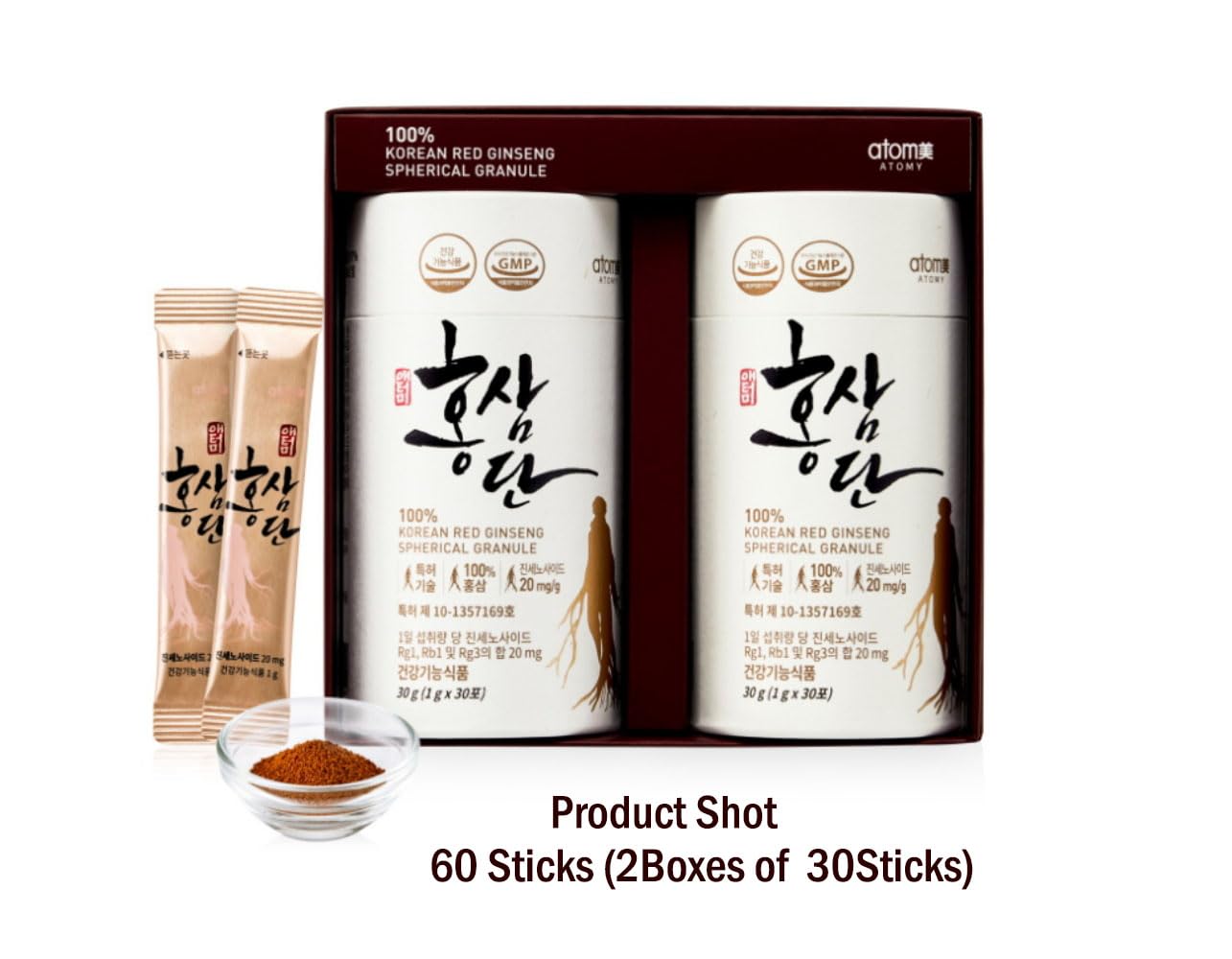 100% pure ginseng spherical granules