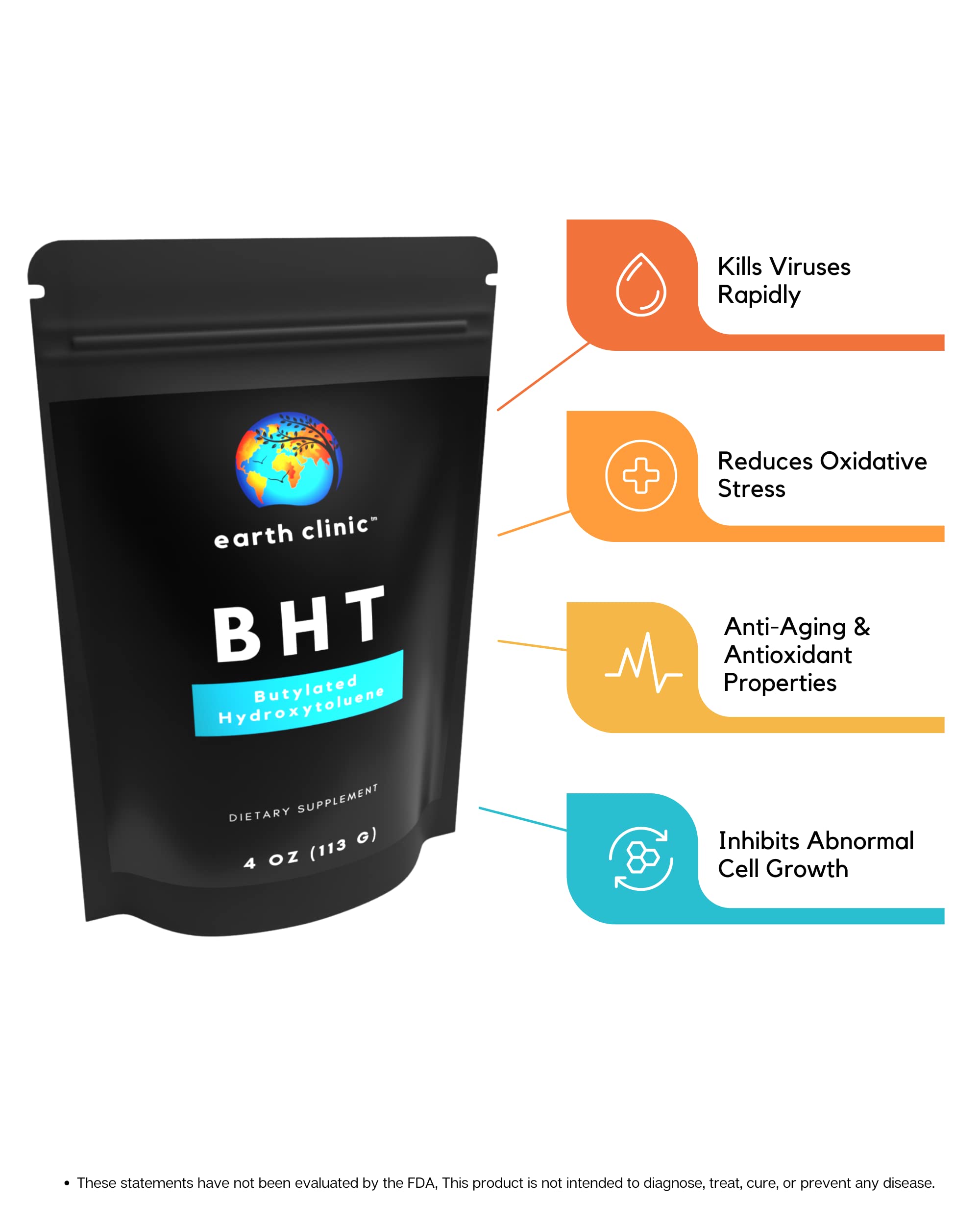 100% pure health supplement crystals