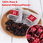 100% pure herbal hibiscus tea