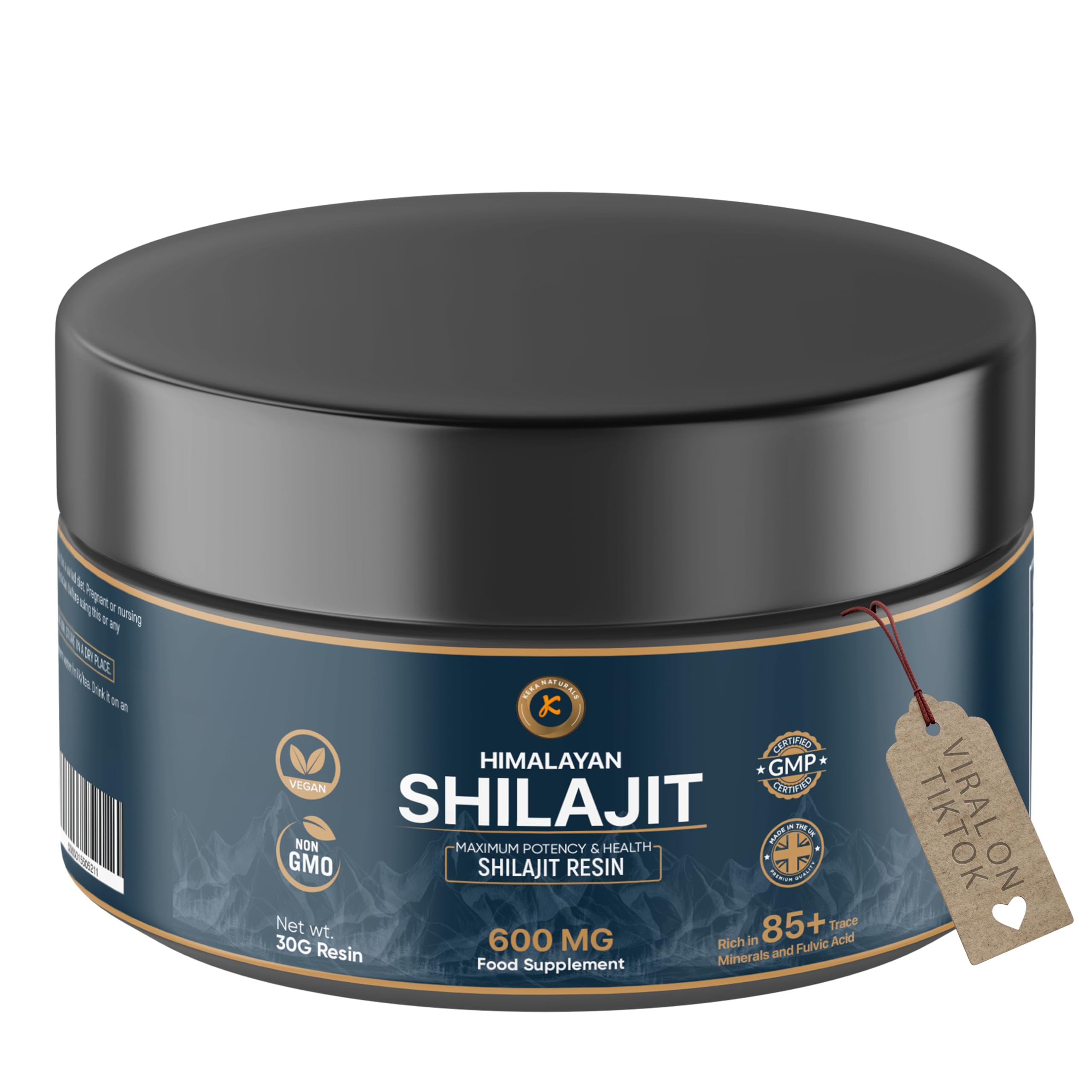 100% pure Himalayan shilajit resin