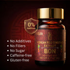 100% pure Korean ginseng benefits