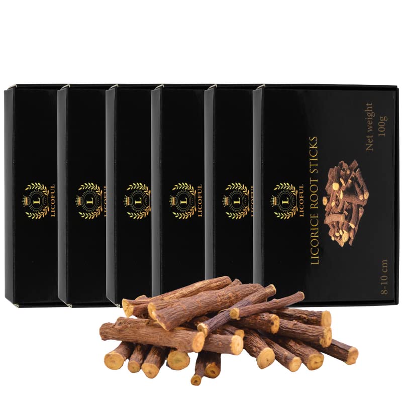 100% pure licorice root sticks