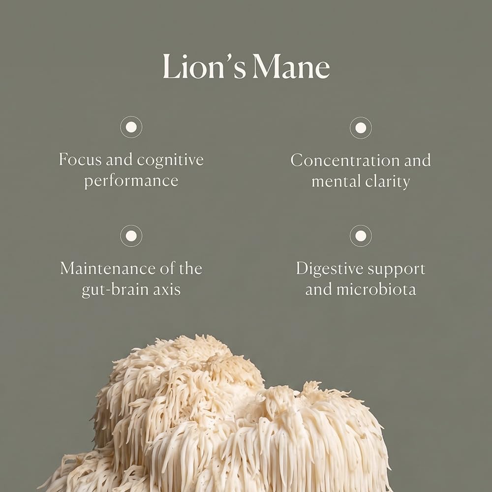 100% pure Lion's Mane mushrooms