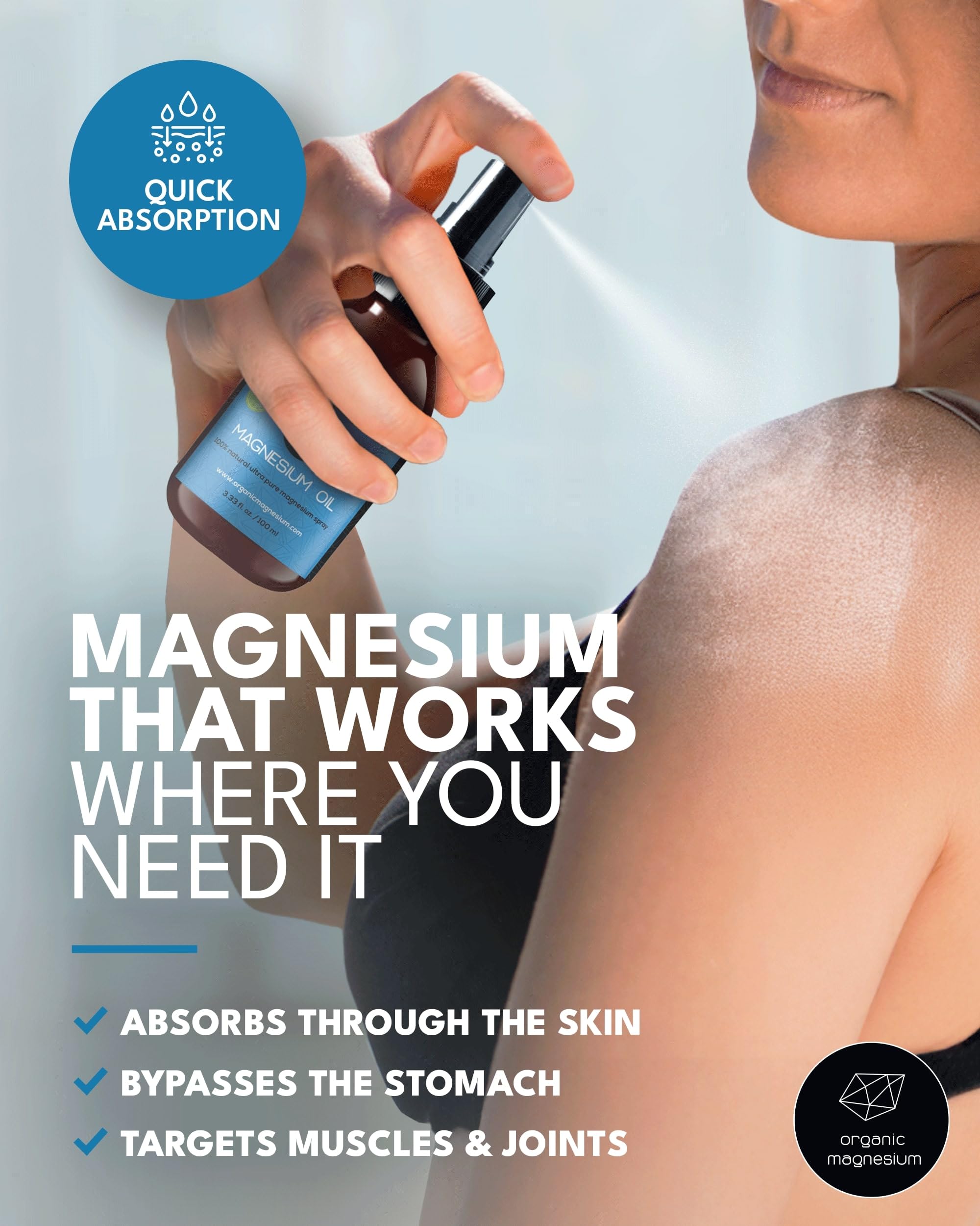 100% pure magnesium for adults
