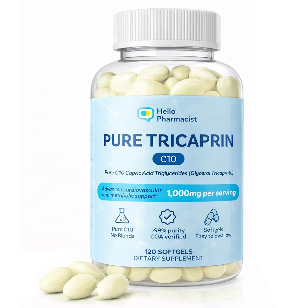 100% pure MCT oil softgels