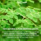 100% pure moringa leaf tea