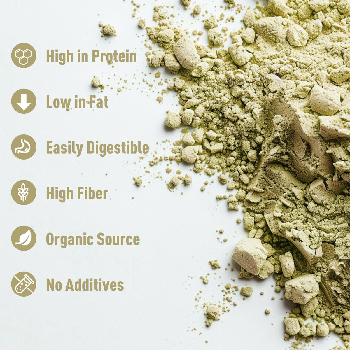 100% pure mung bean protein