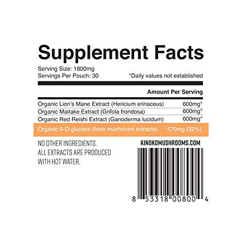 100% pure mushroom blend for wellness