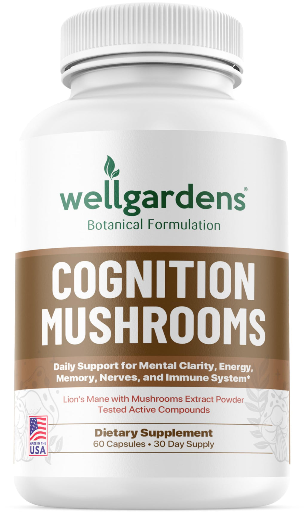 100% pure mushroom supplement benefits