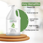 100% pure neem oil for hair
