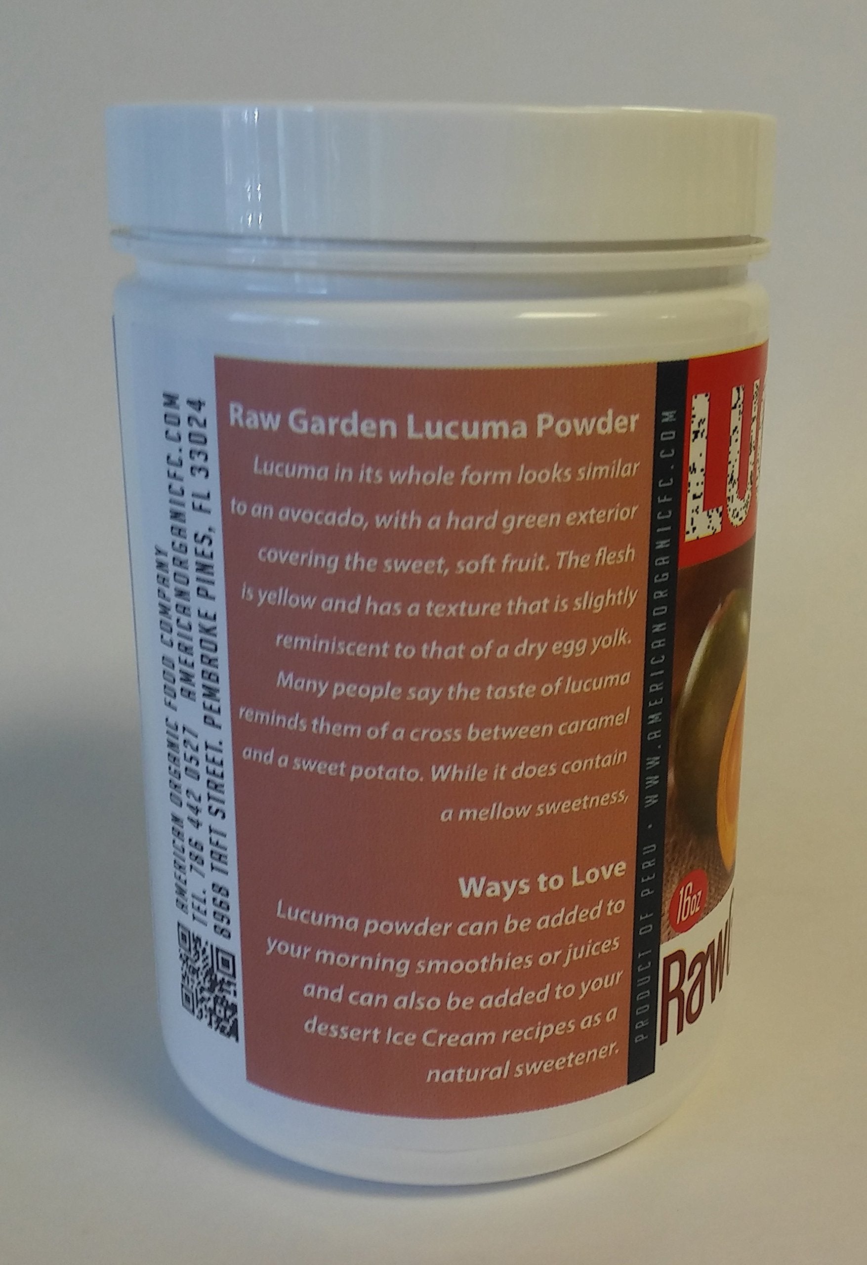 100% pure Peruvian lucuma