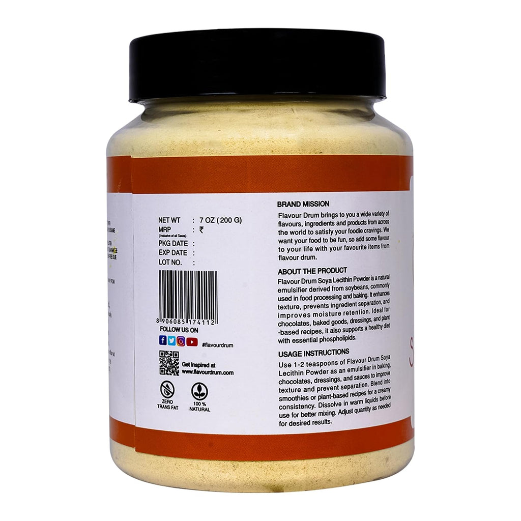 100% pure plant-based lecithin source