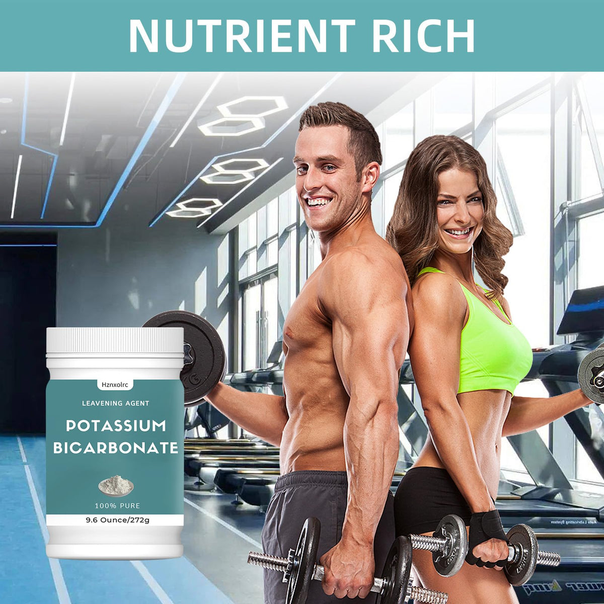 100% pure potassium supplement