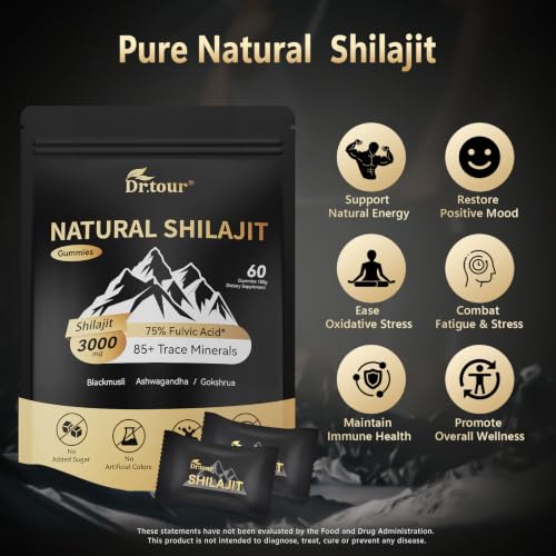 100% pure shilajit for vitality