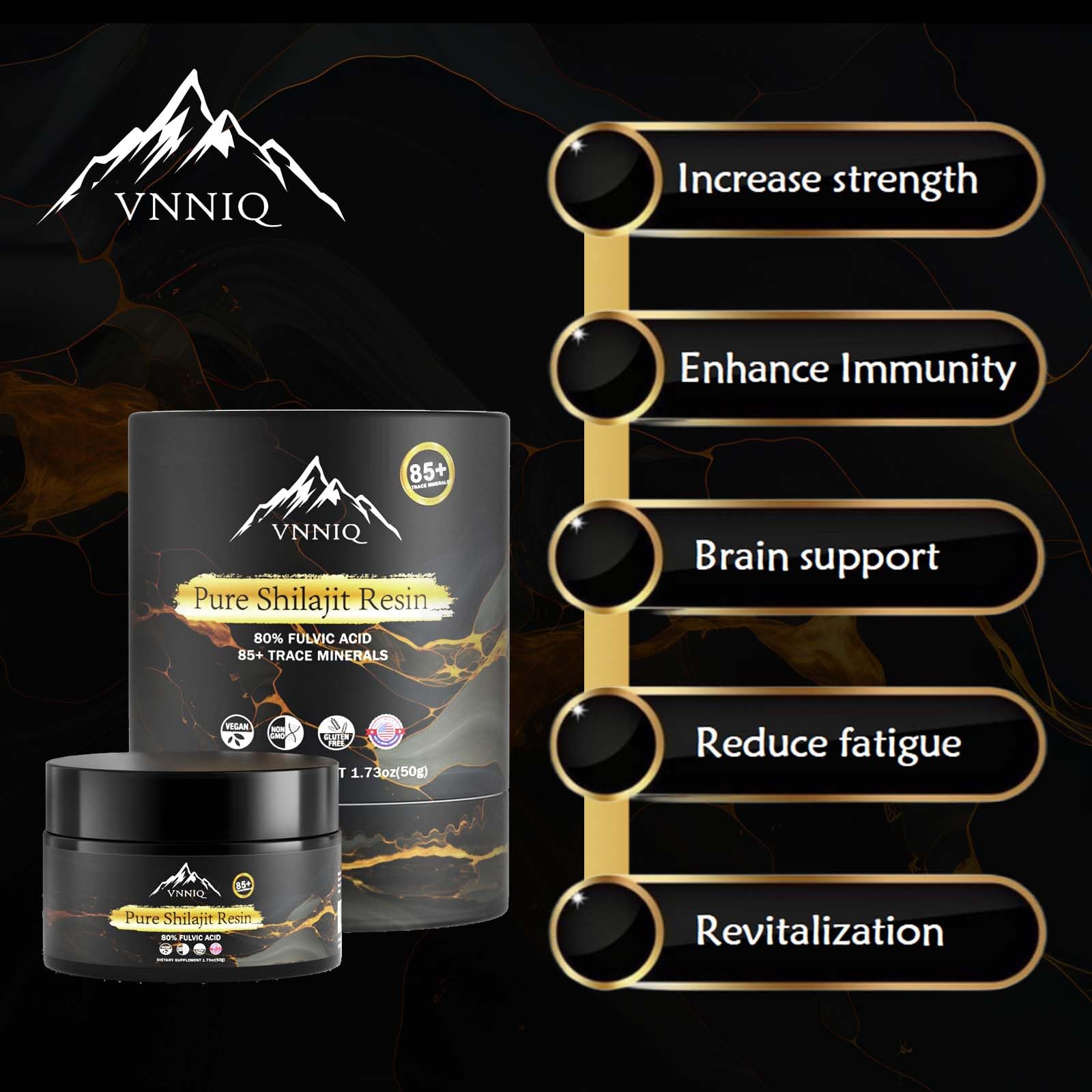 100% pure shilajit resin health