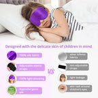 100% pure silk eye mask kids